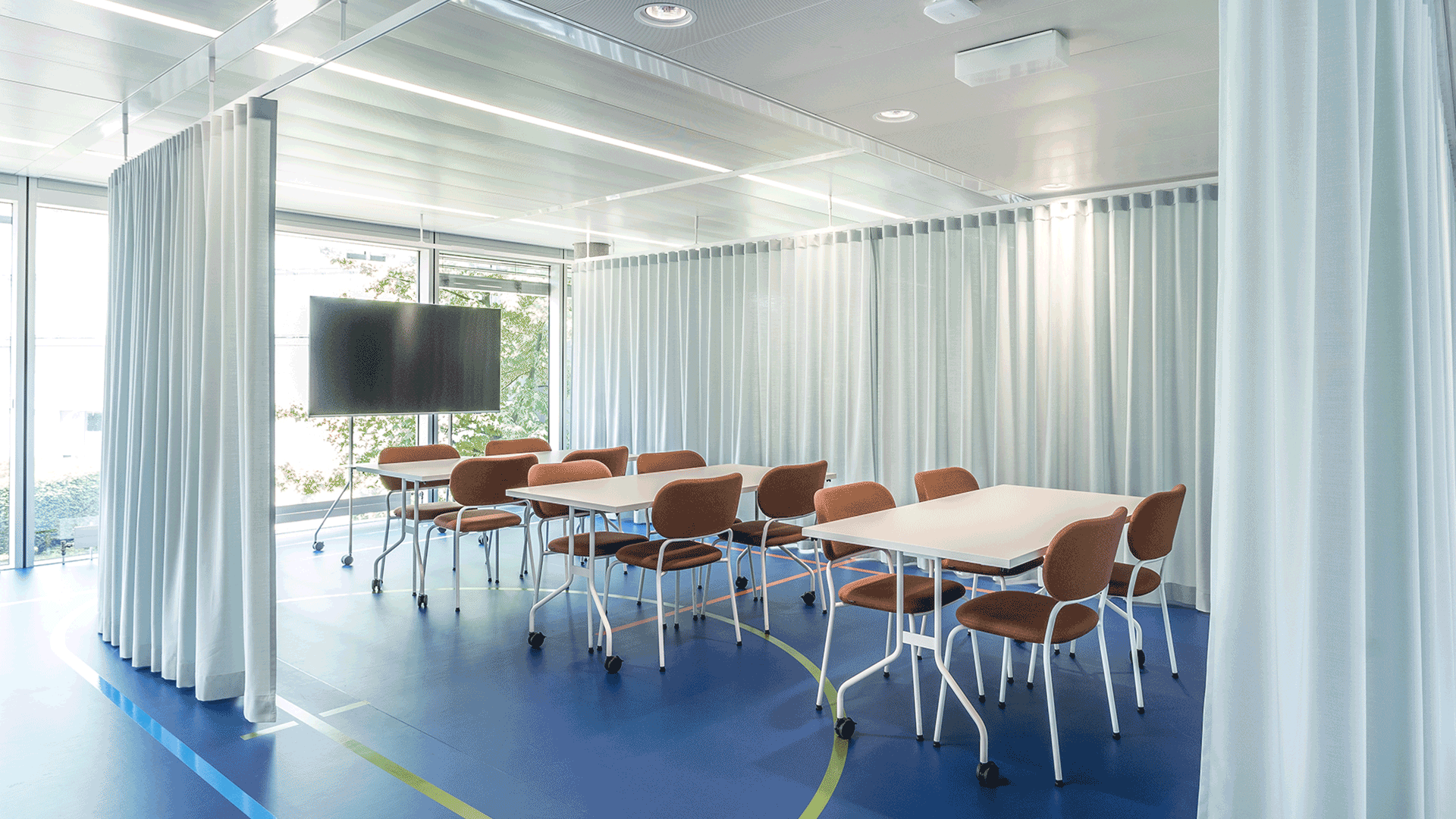 L'espace pour des événements The Playground au BIRD Geneva