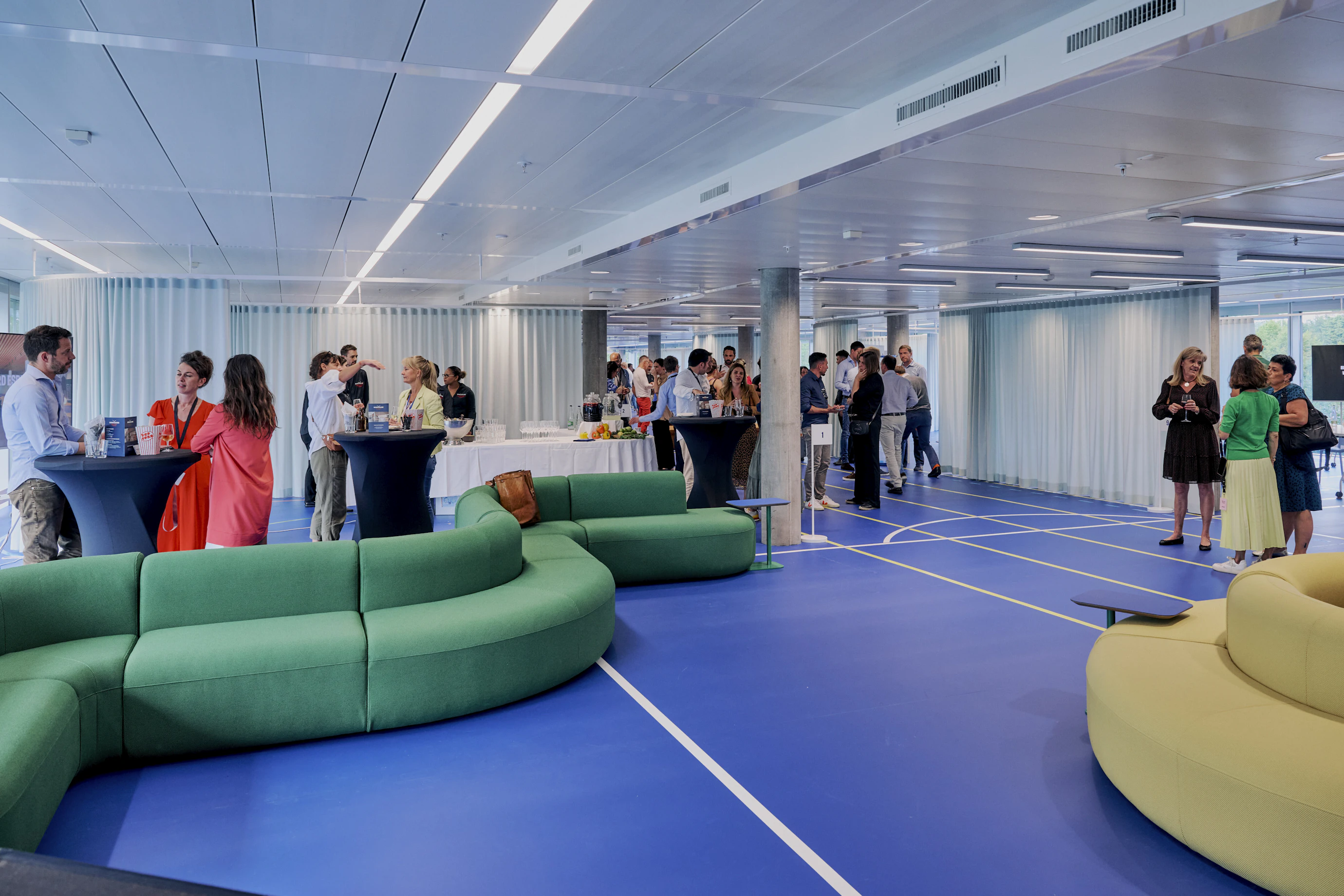 L'espace pour des événements The Playground au BIRD Geneva